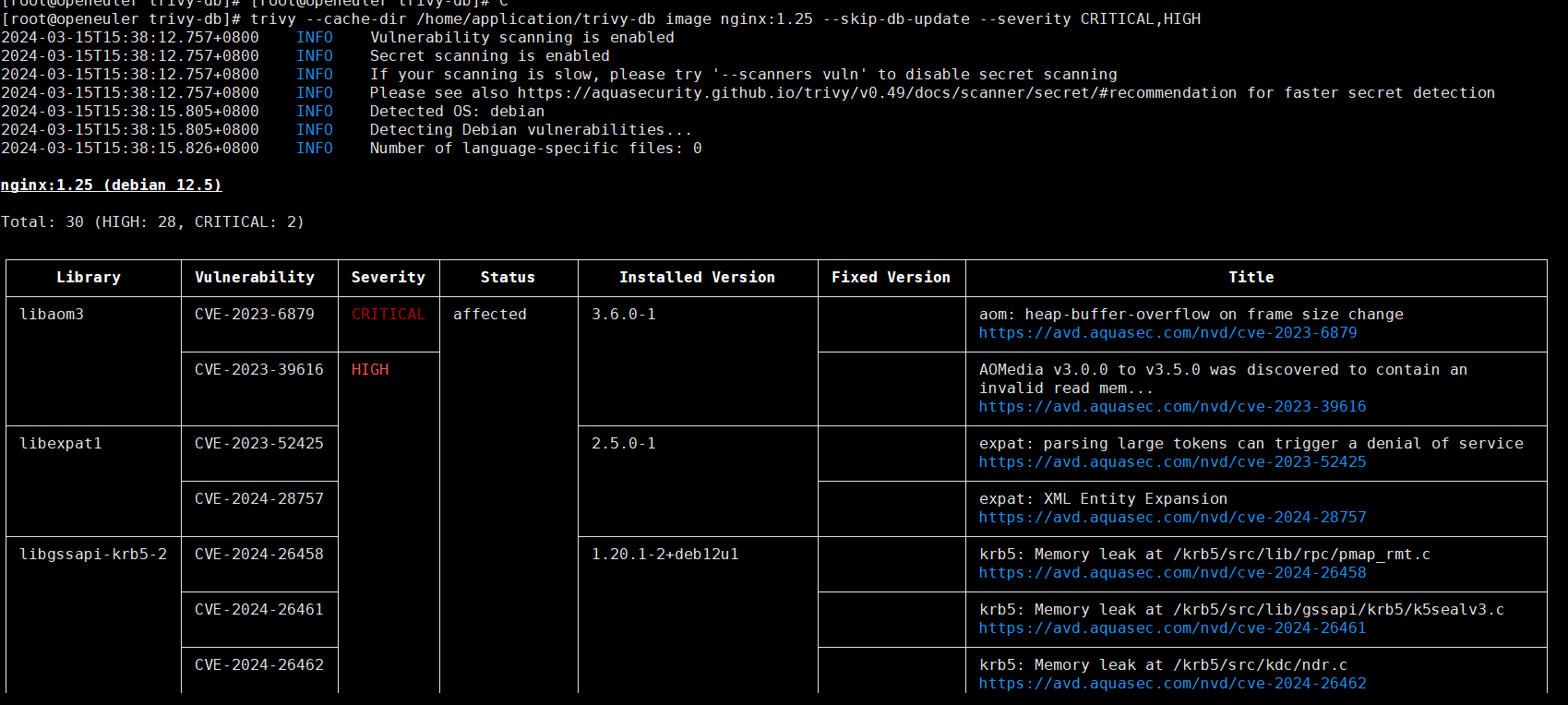 Trivy离线扫描：容器安全实践指南!-CSDN博客